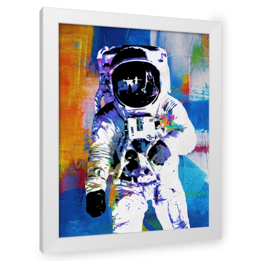 Stephen Chambers 19x24 White Modern Wood Framed Wall Art Titled ...