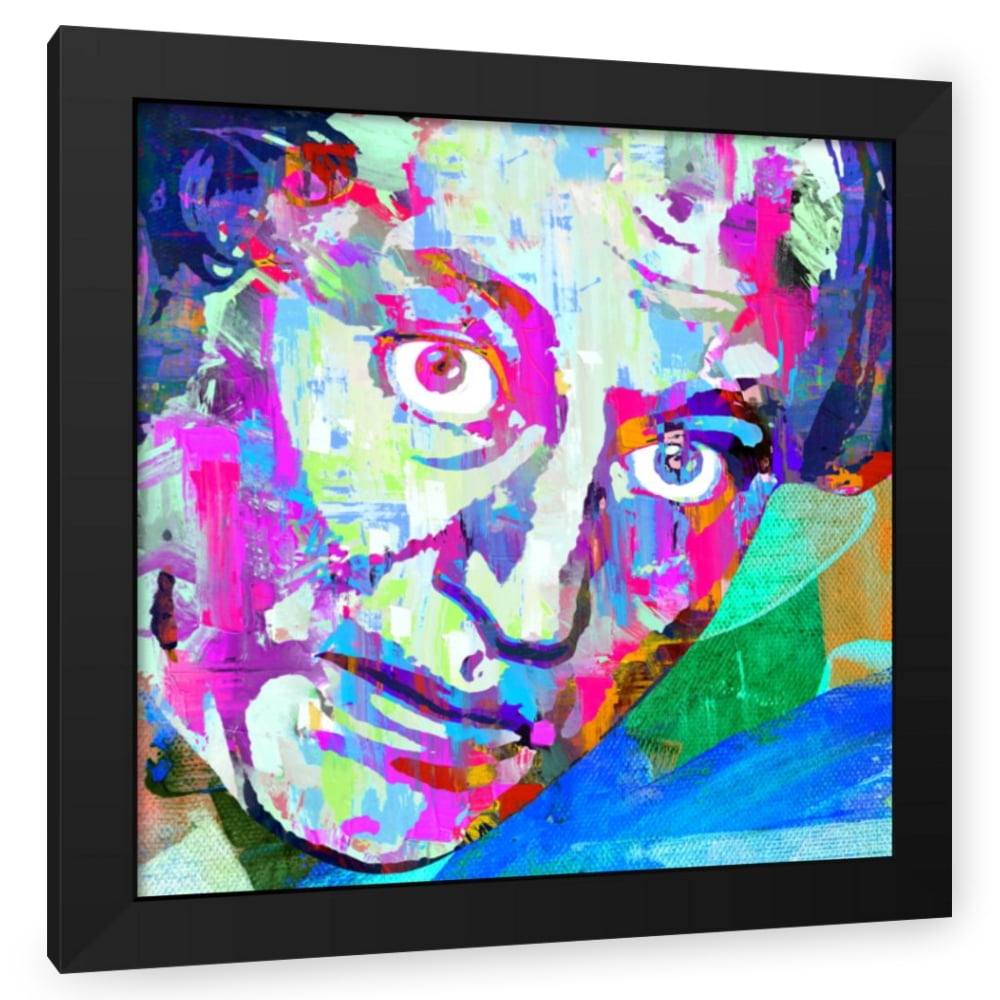 Stephen Chambers 20x20 Black Modern Wood Framed Wall Art Titled - Larry ...