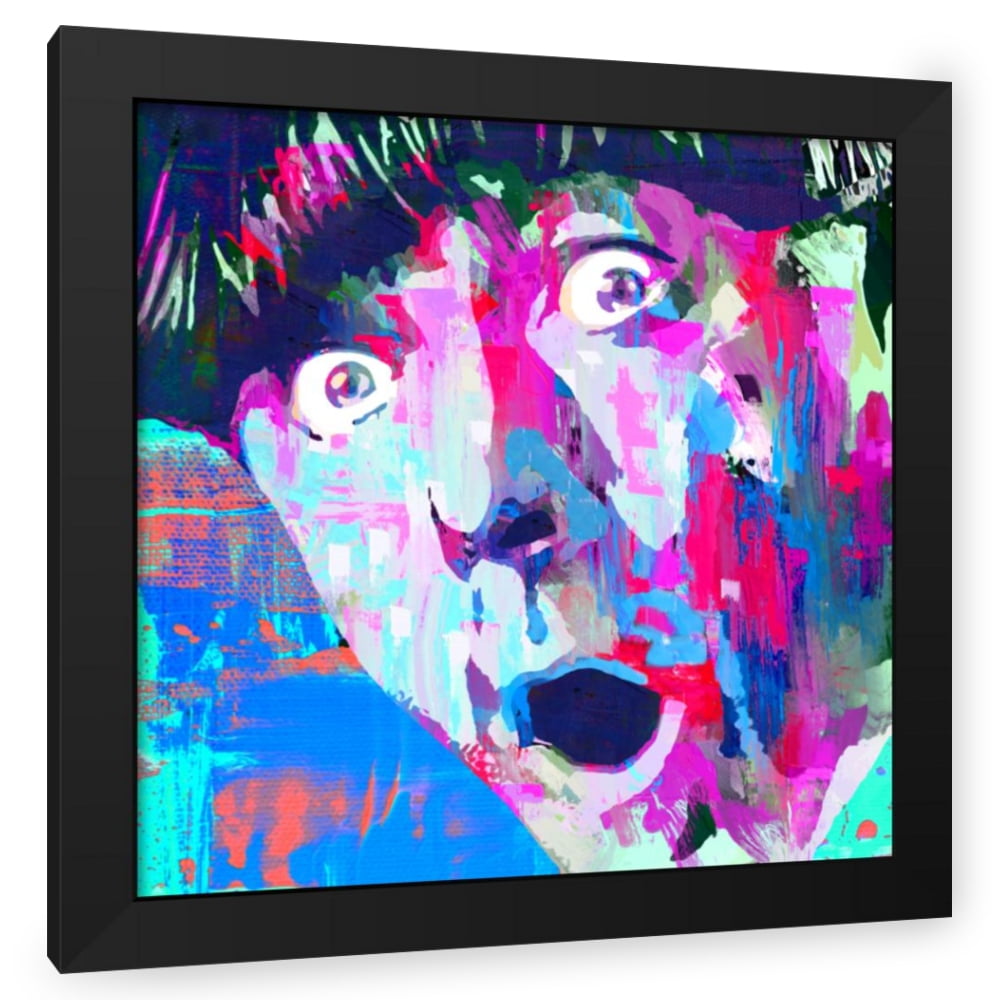 Stephen Chambers 20x20 Black Modern Wood Framed Wall Art Titled - Moe ...