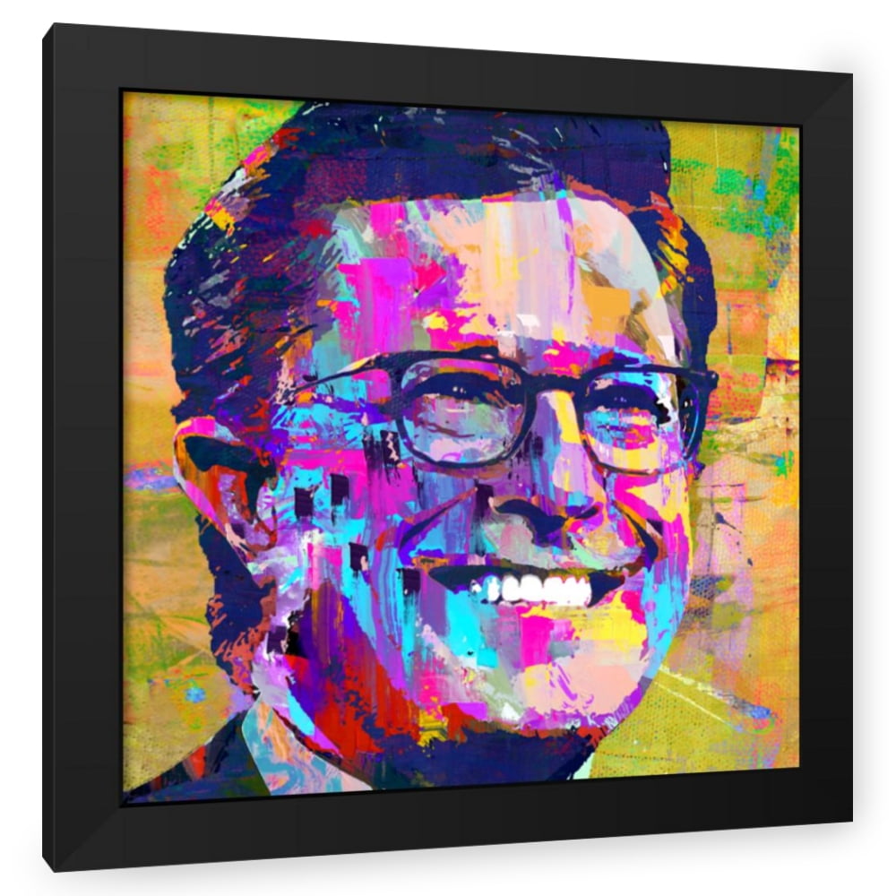 Stephen Chambers 20x20 Black Modern Wood Framed Wall Art Titled ...