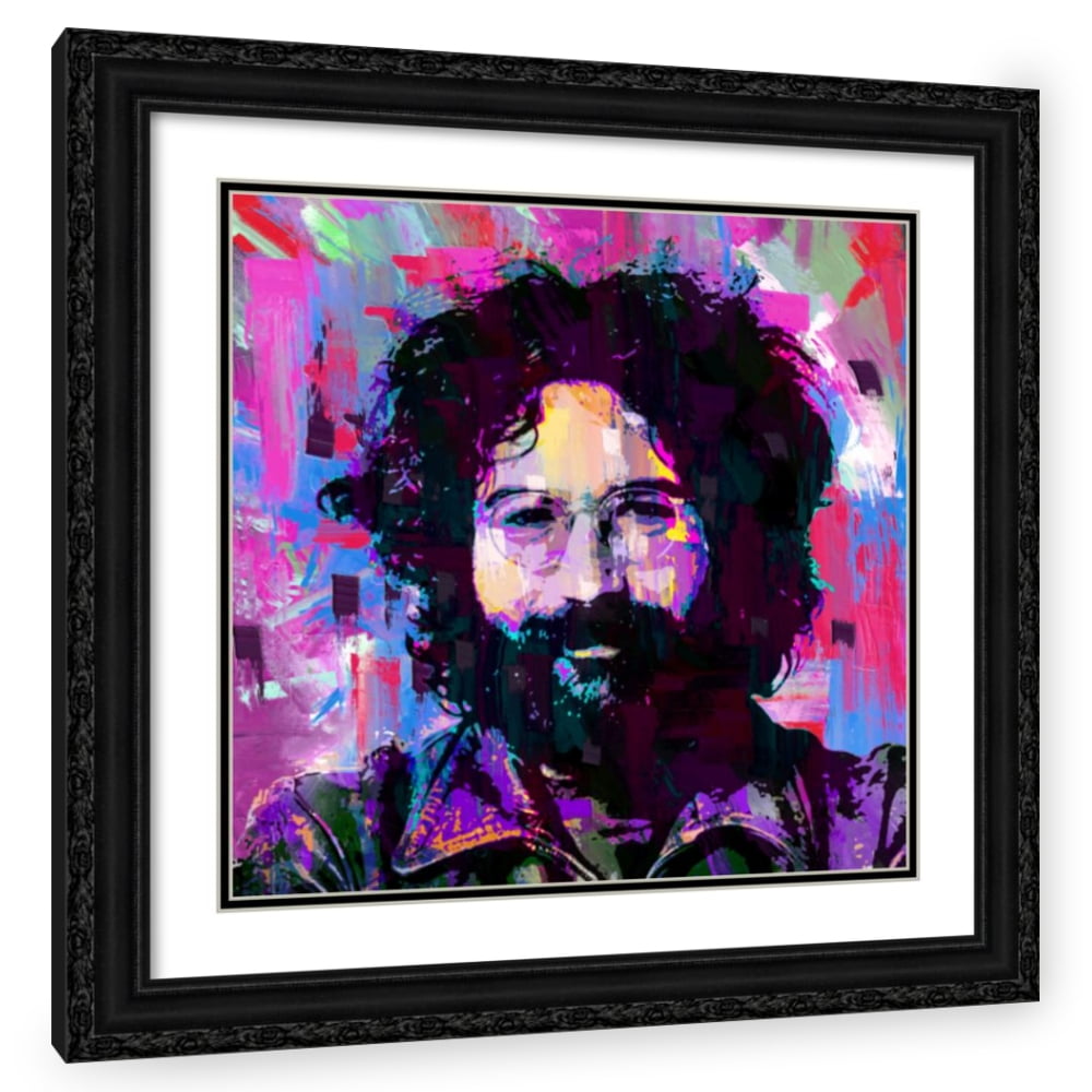 Stephen Chambers 20x20 Black Ornate Wood Framed With Double Matting Wall Art Titled - Grateful ...