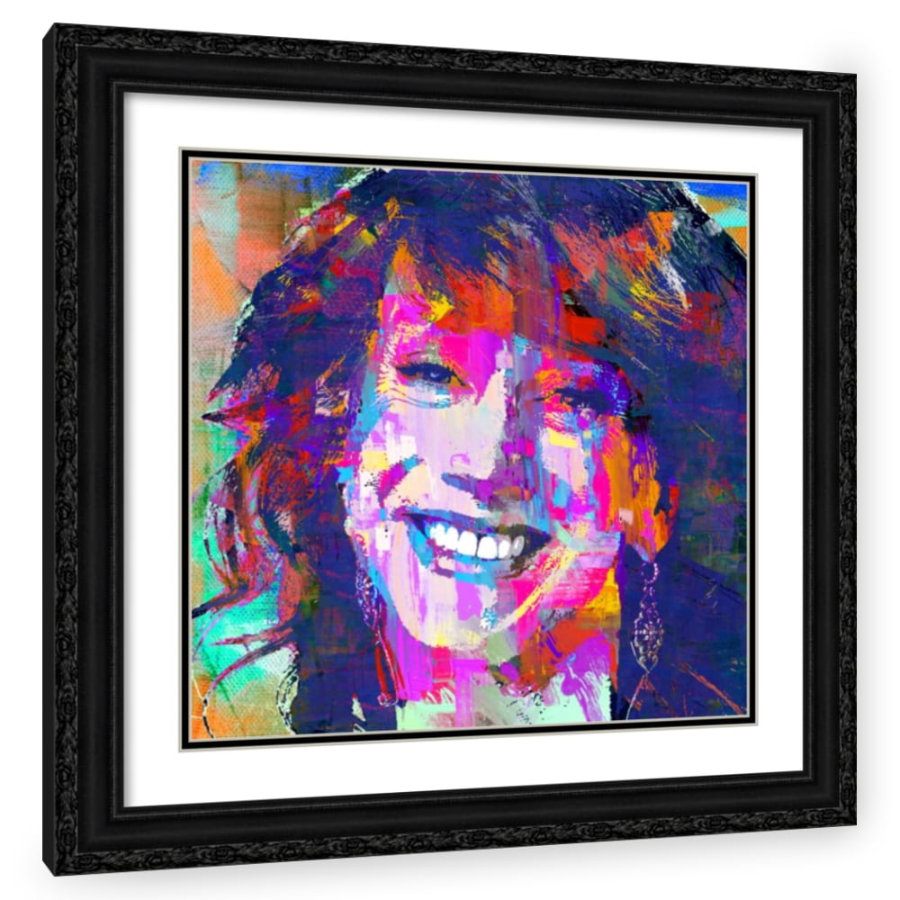 Stephen Chambers 20x20 Black Ornate Wood Framed With Double Matting ...