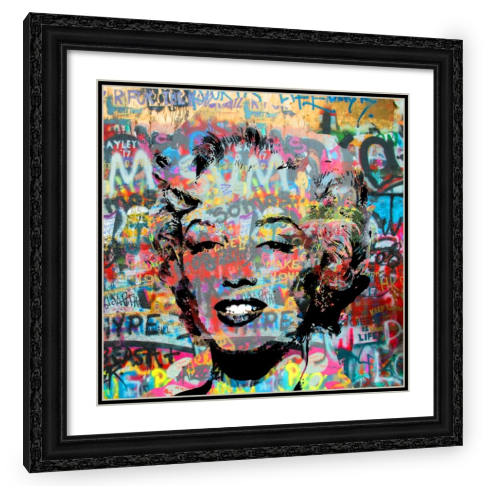 Stephen Chambers 20x20 Black Ornate Wood Framed With Double Matting ...
