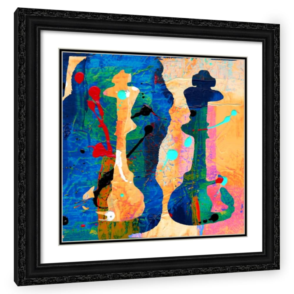 Stephen Chambers 20x20 Black Ornate Wood Framed With Double Matting ...