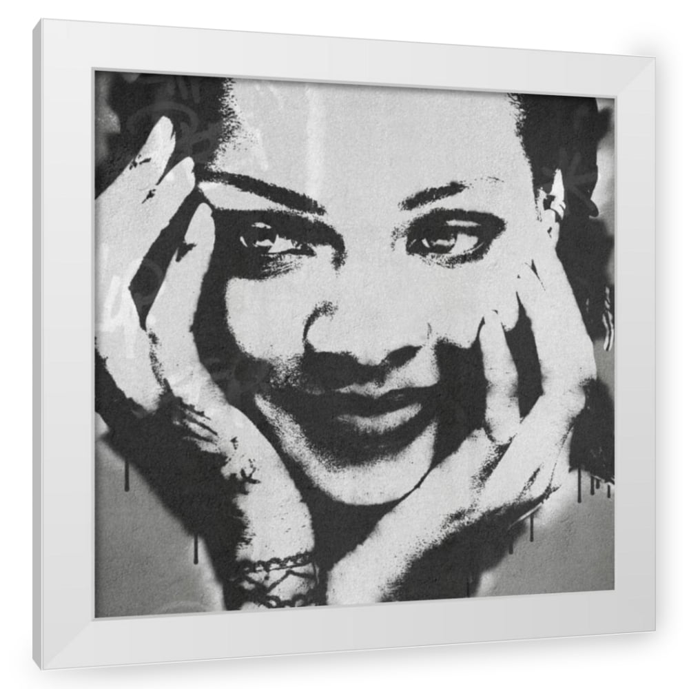 Stephen Chambers 20x20 White Modern Wood Framed Wall Art Titled ...