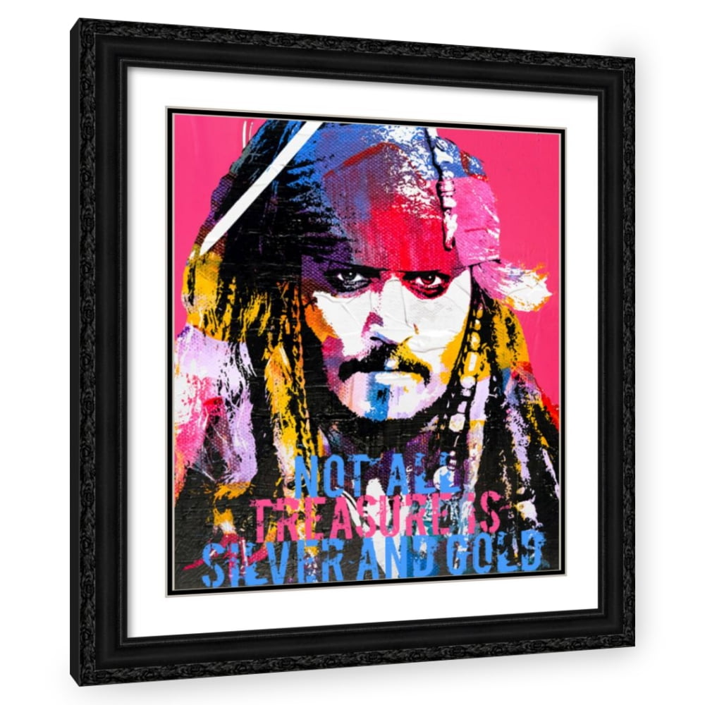 Stephen Chambers 20x23 Black Ornate Wood Framed With Double Matting ...