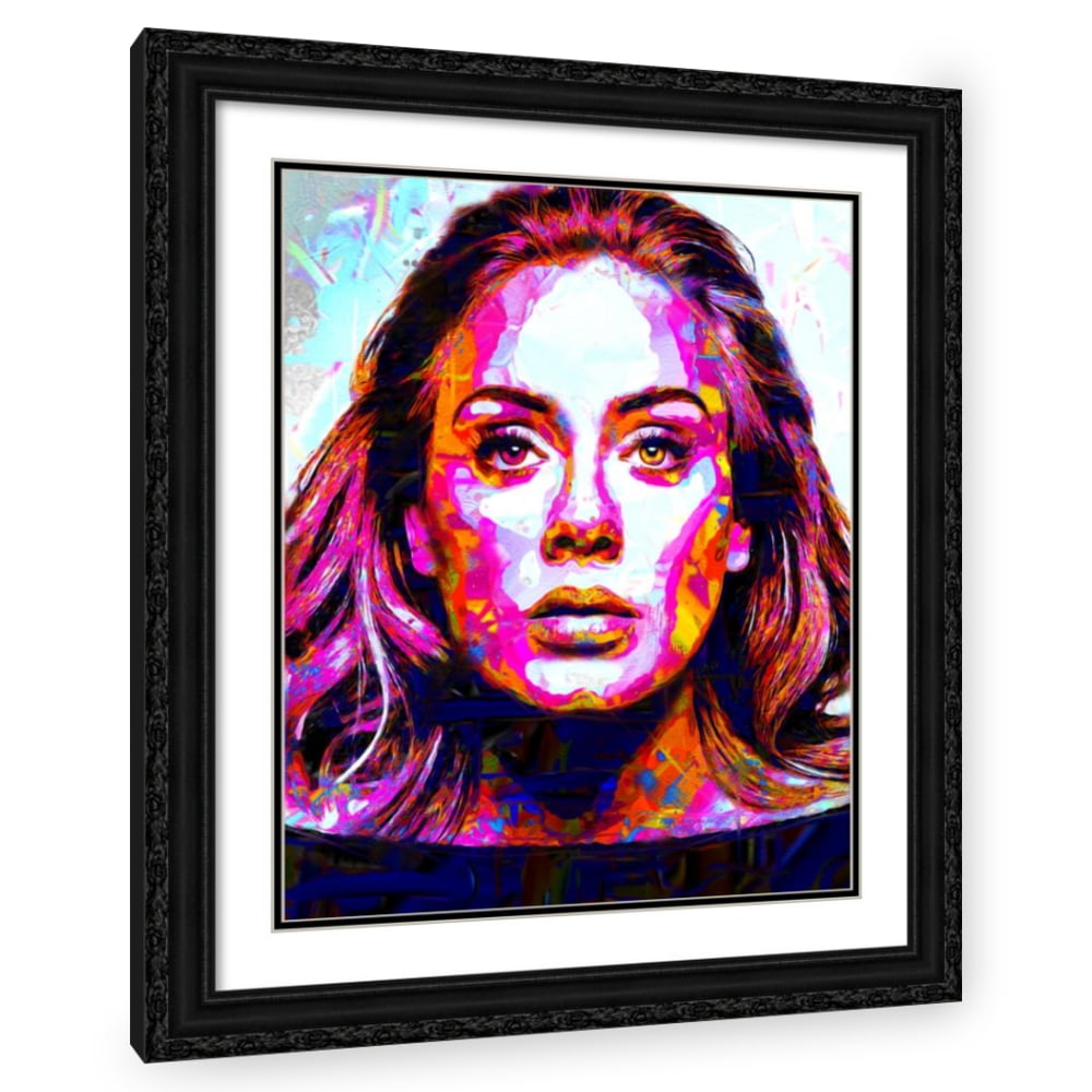 Stephen Chambers 20x24 Black Ornate Wood Framed With Double Matting ...