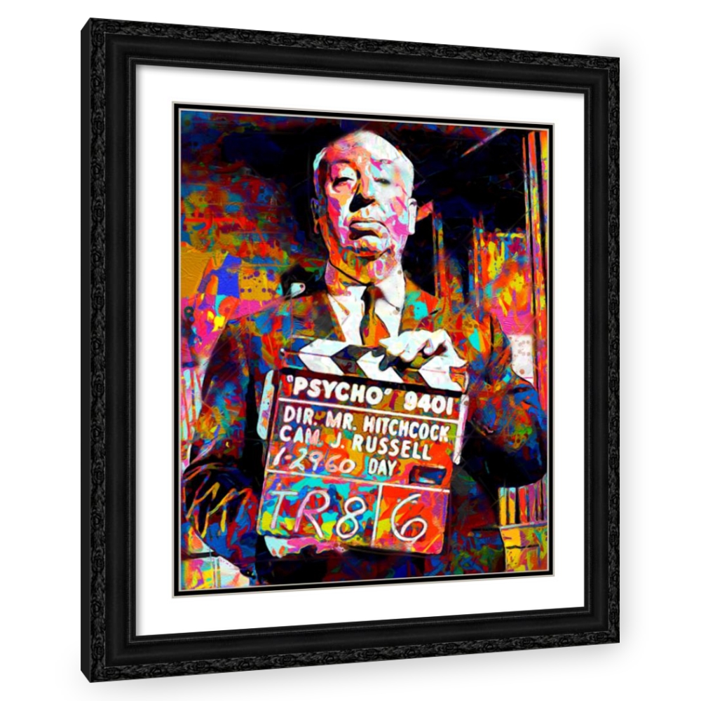 Stephen Chambers 20x24 Black Ornate Wood Framed With Double Matting ...