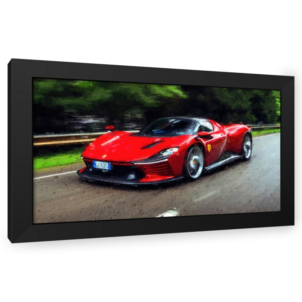Stephen Chambers 24x15 Black Modern Wood Framed Wall Art Titled ...