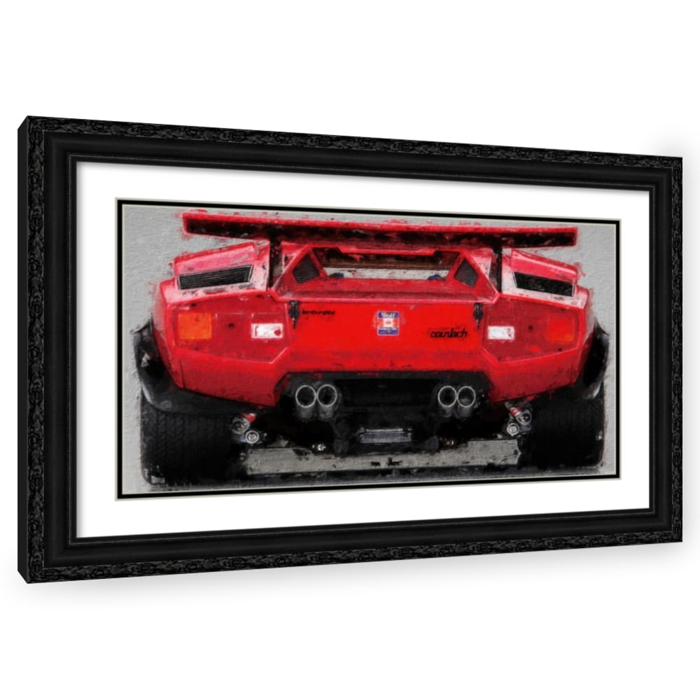 Stephen Chambers 24x15 Black Ornate Wood Framed With Double Matting ...