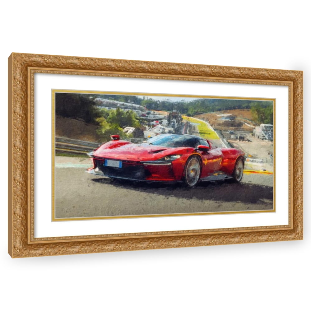 Stephen Chambers 24x15 Gold Ornate Wood Framed With Double Matting Wall ...