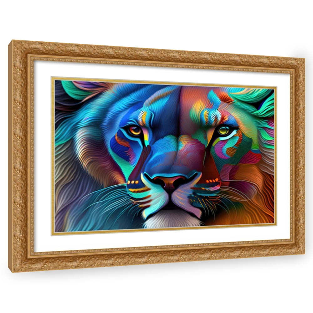 Stephen Chambers 24x17 Gold Ornate Wood Framed With Double Matting Wall ...