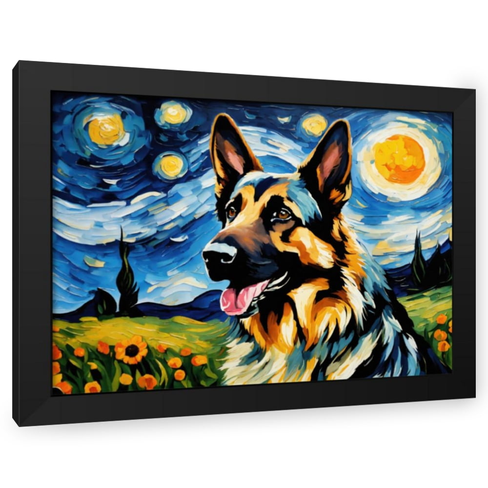 Stephen Chambers 24x18 Black Modern Wood Framed Wall Art Titled ...