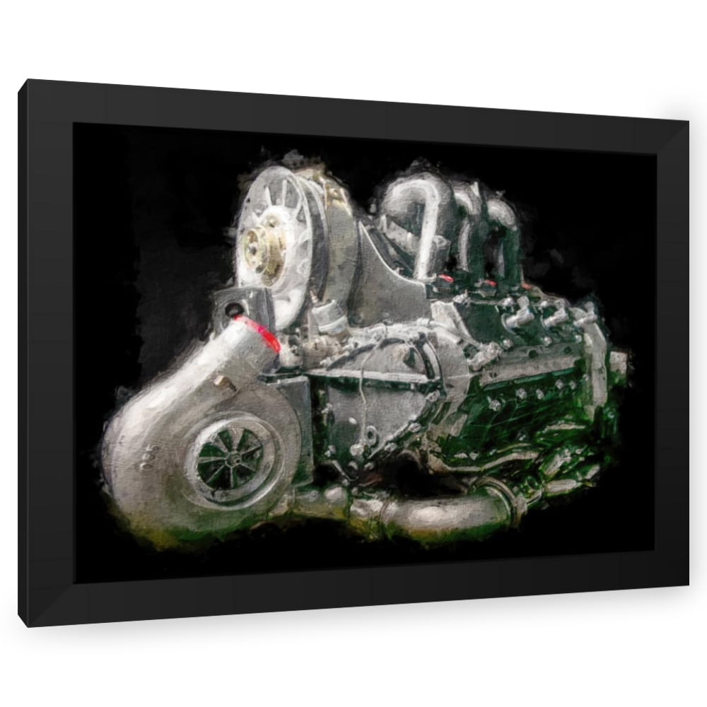 Stephen Chambers 24x19 Black Modern Wood Framed Wall Art Titled ...