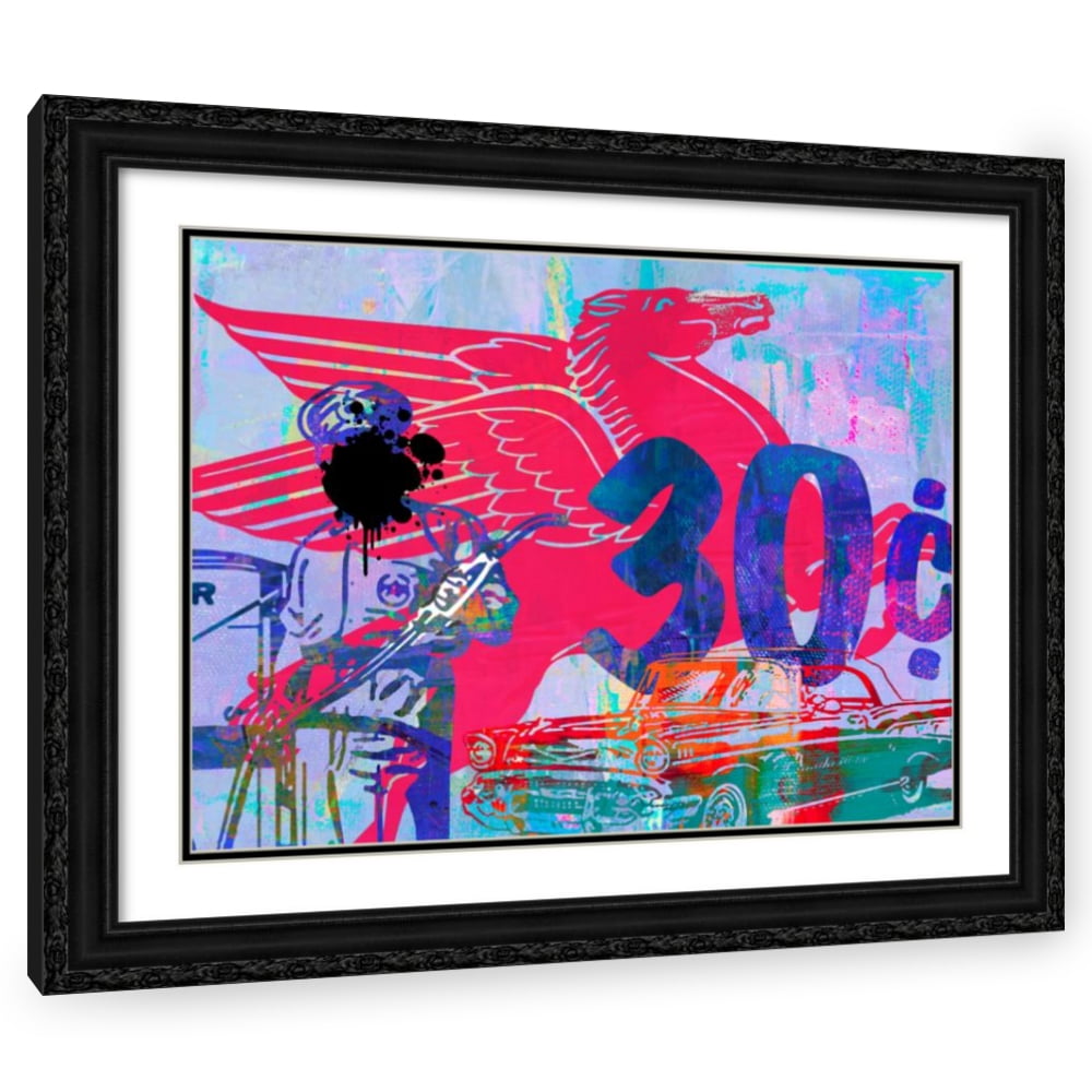 Stephen Chambers 24x19 Black Ornate Wood Framed With Double Matting ...