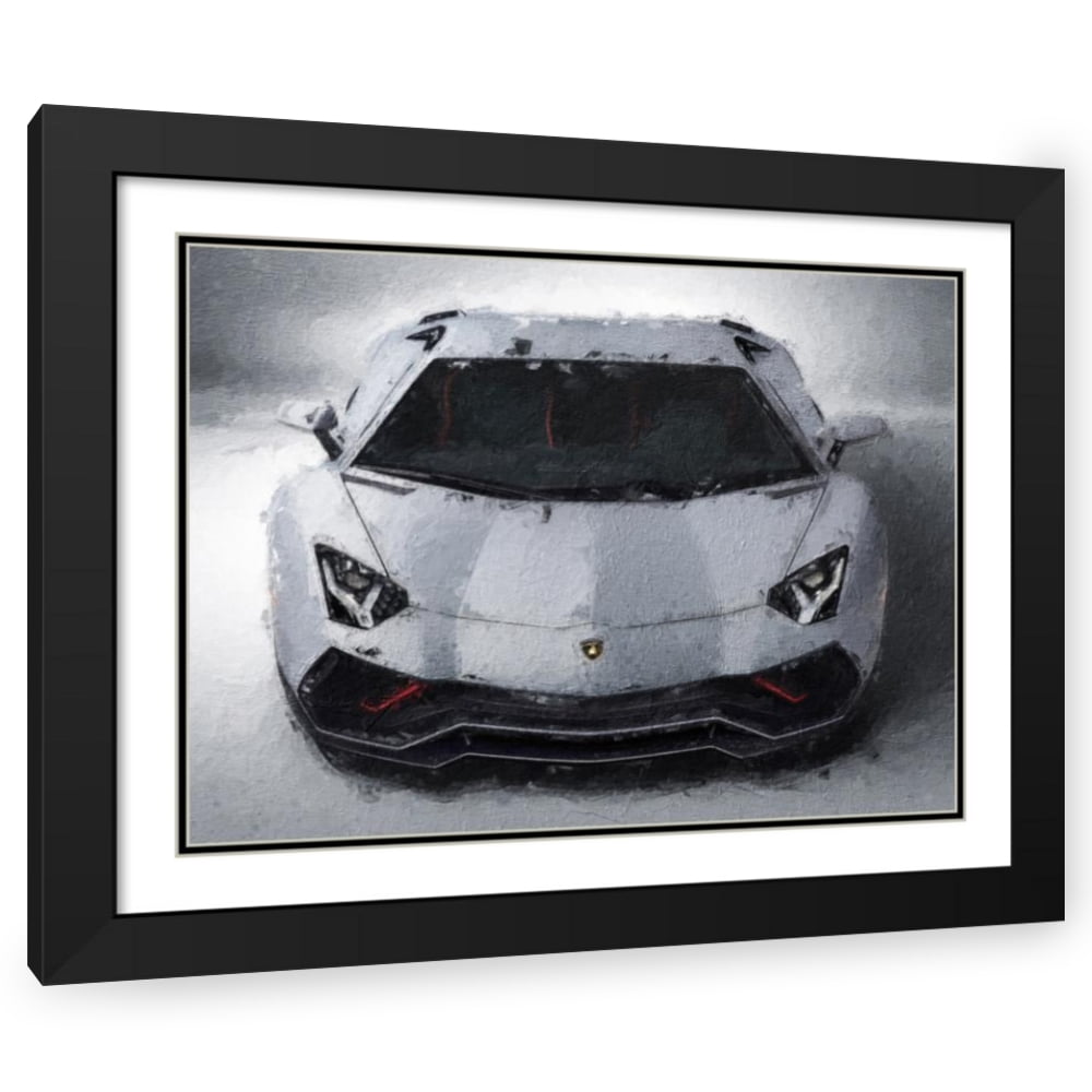 Stephen Chambers 24x19 Black Ornate Wood Framed With Double Matting ...