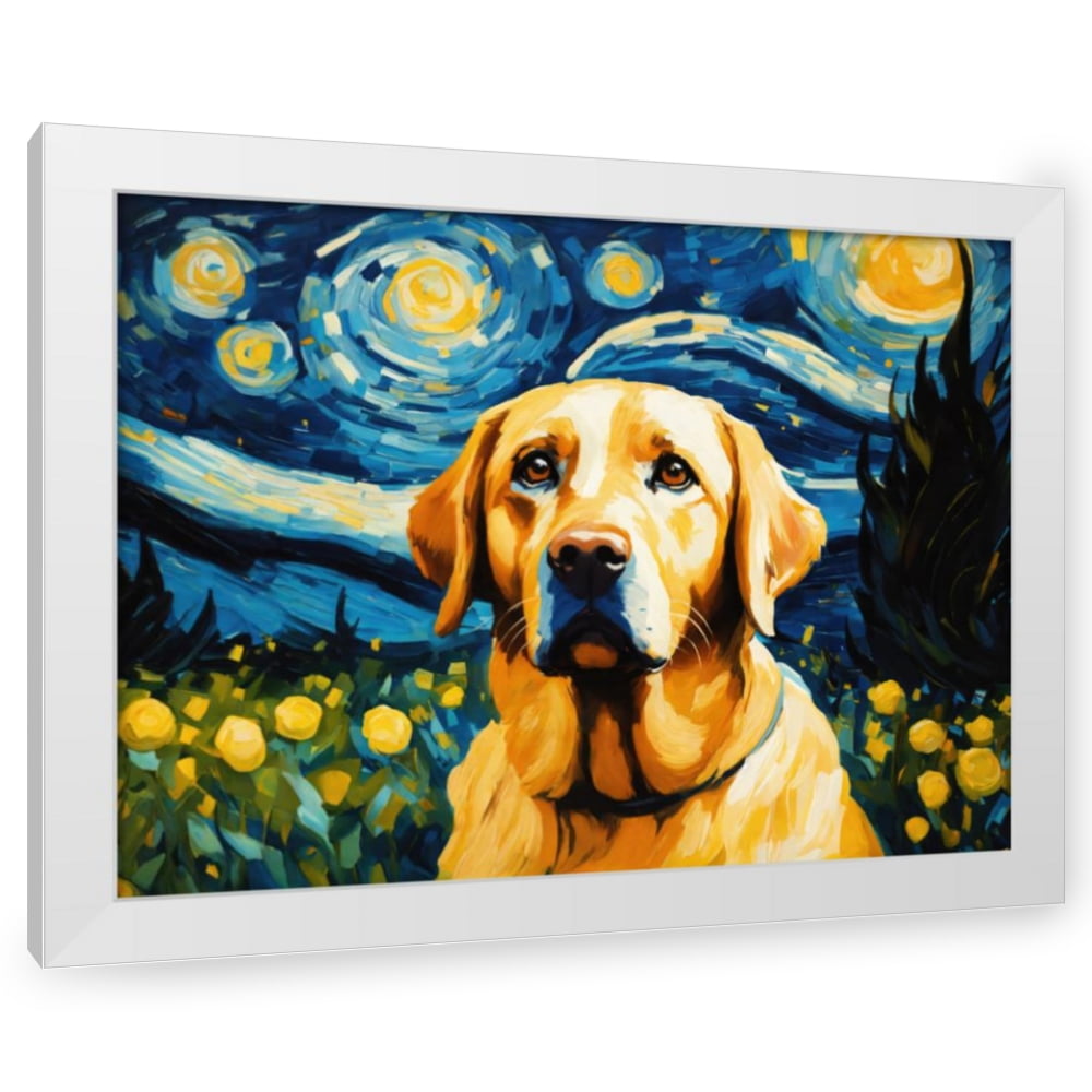 Stephen Chambers 24x19 White Modern Wood Framed Wall Art Titled ...