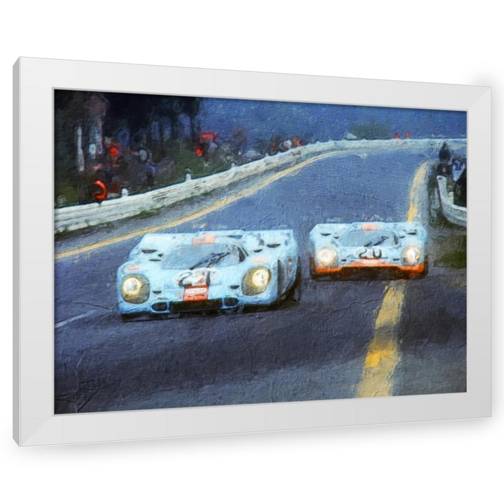 Stephen Chambers 24x19 White Modern Wood Framed Wall Art Titled ...