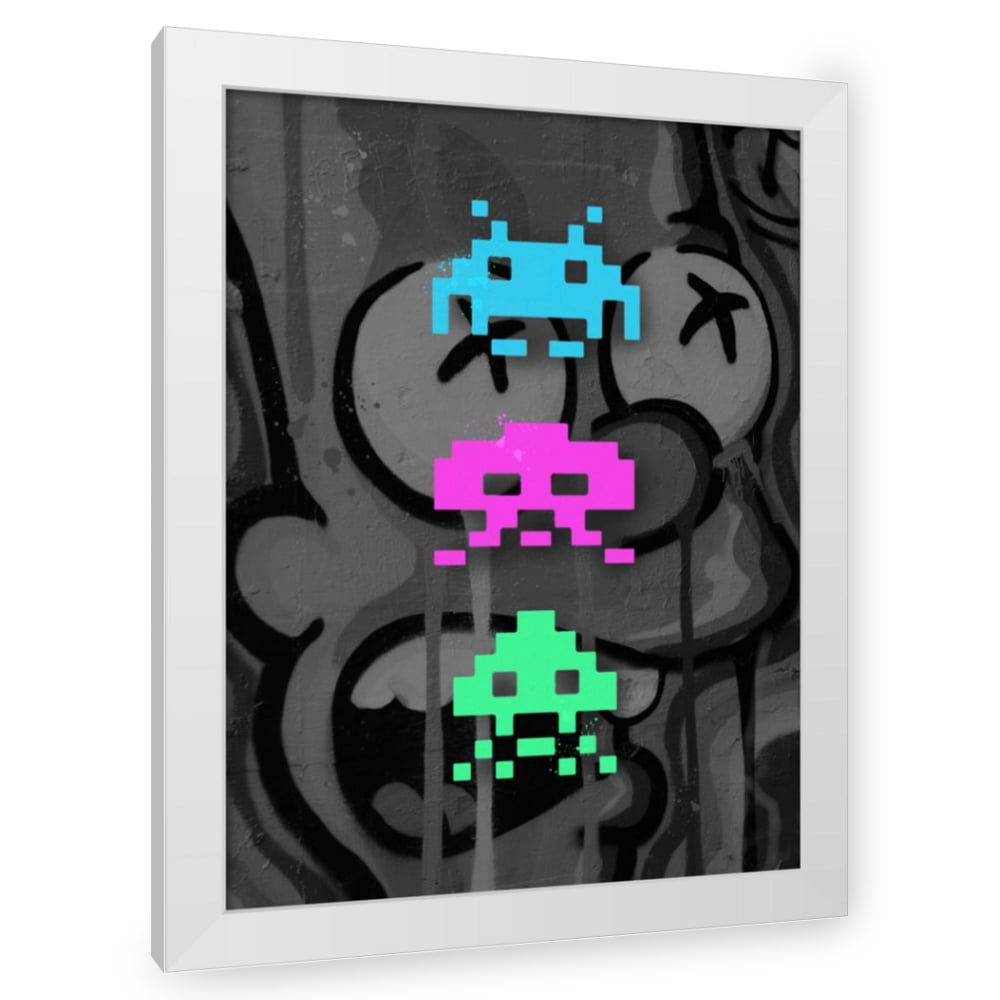 Stephen Chambers 25x32 White Modern Wood Framed Wall Art Titled - 3 ...