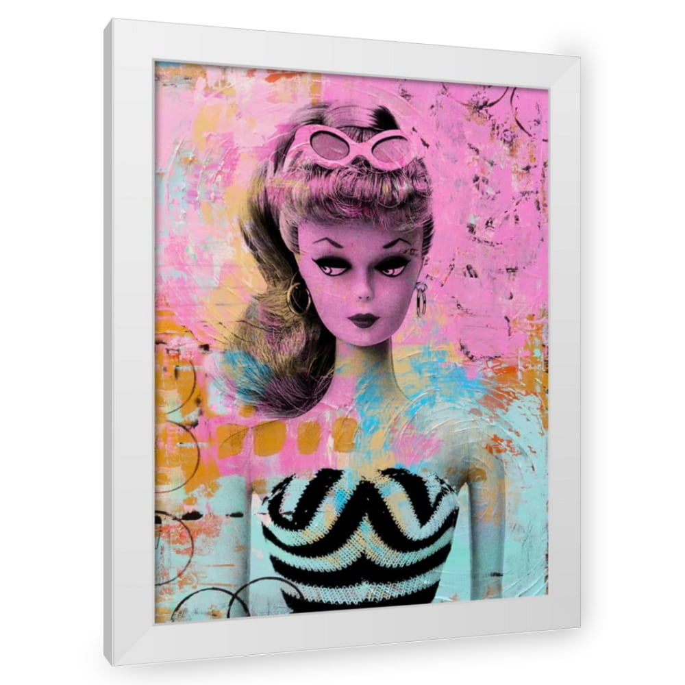 Stephen Chambers 25x32 White Modern Wood Framed Wall Art Titled
