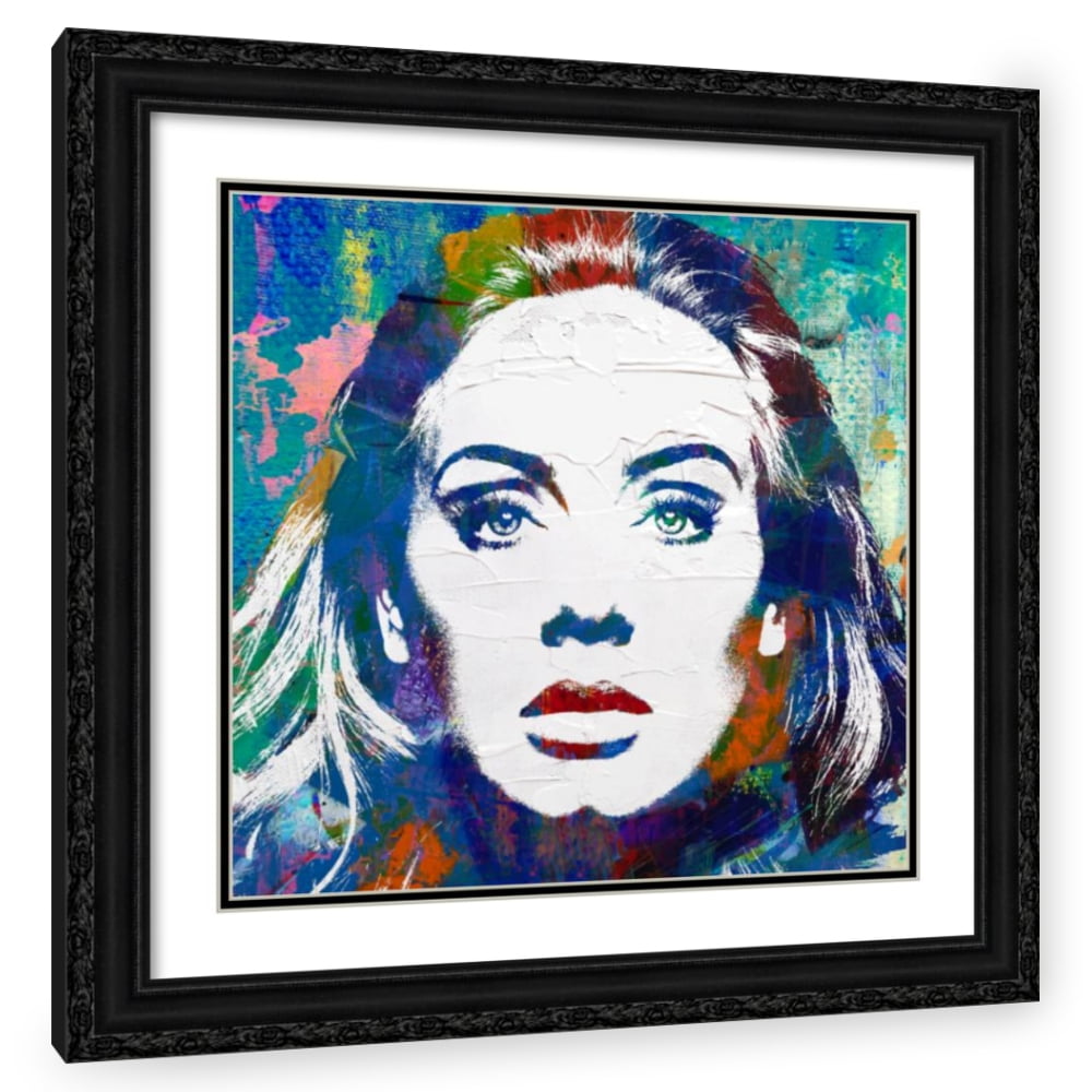 Stephen Chambers 26x26 Black Ornate Wood Framed With Double Matting ...