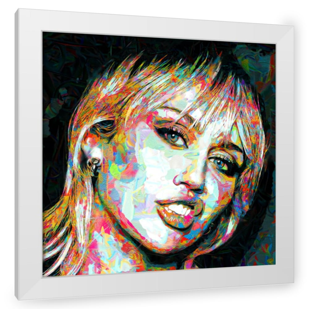Stephen Chambers 26x26 White Modern Wood Framed Wall Art Titled - Miley ...