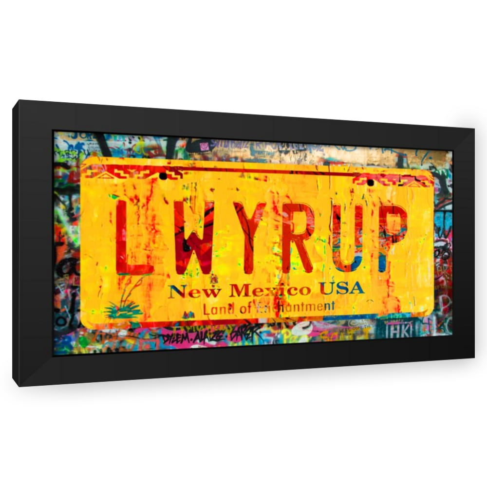 Stephen Chambers 32x19 Black Modern Wood Framed Wall Art Titled ...