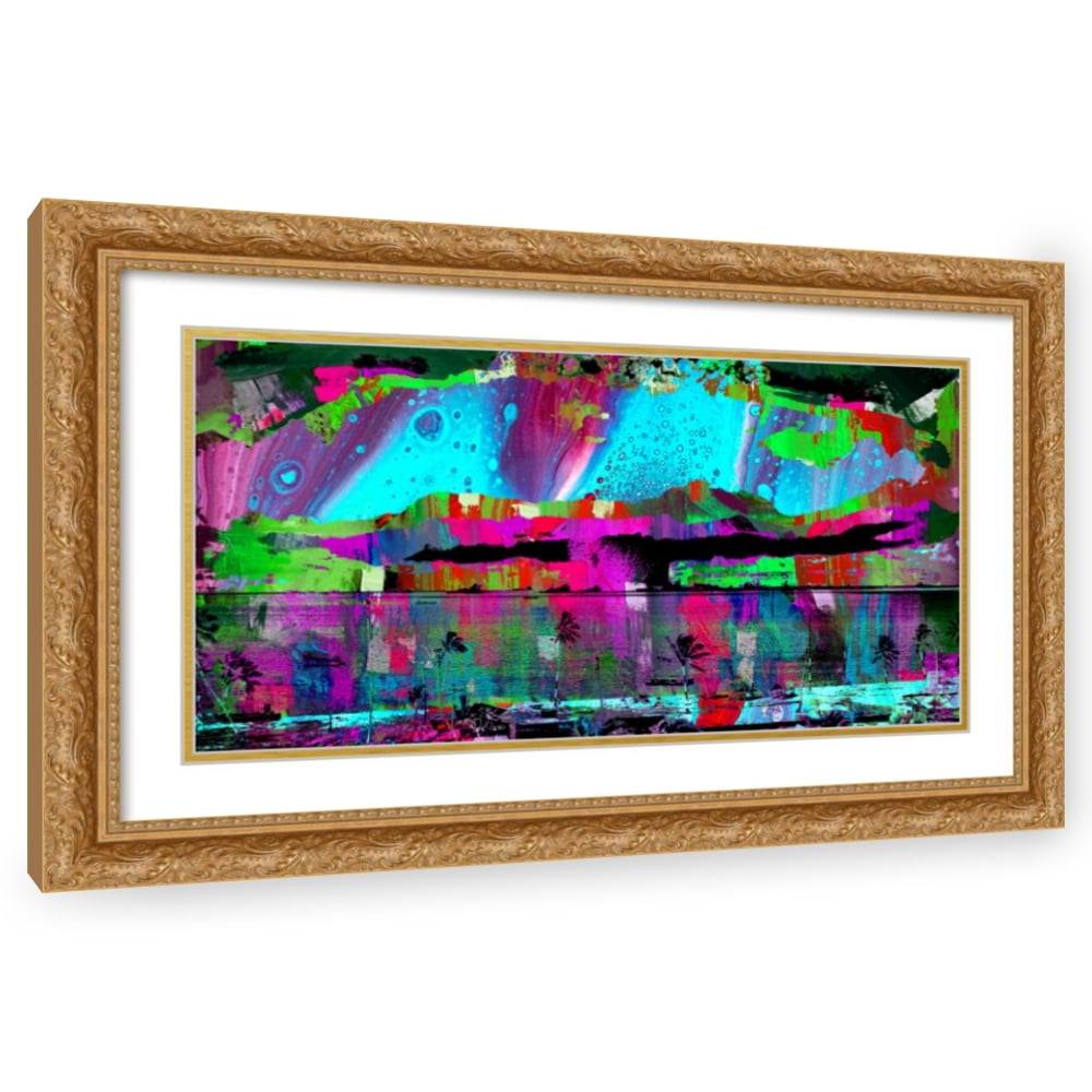 Stephen Chambers 32x19 Gold Ornate Wood Framed With Double Matting Wall ...