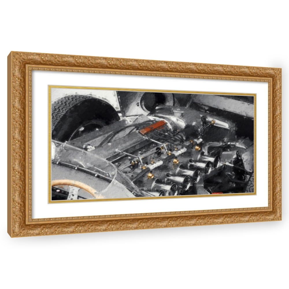 Stephen Chambers 32x19 Gold Ornate Wood Framed With Double Matting Wall ...