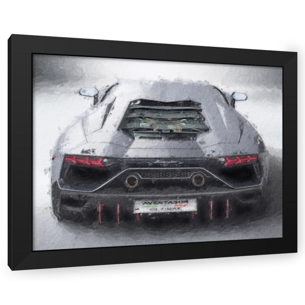 Stephen Chambers 32x25 Black Modern Wood Framed Wall Art Titled ...