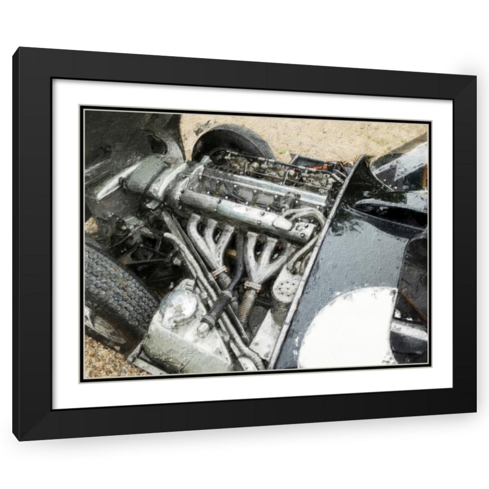 Stephen Chambers 32x25 Black Ornate Wood Framed With Double Matting ...