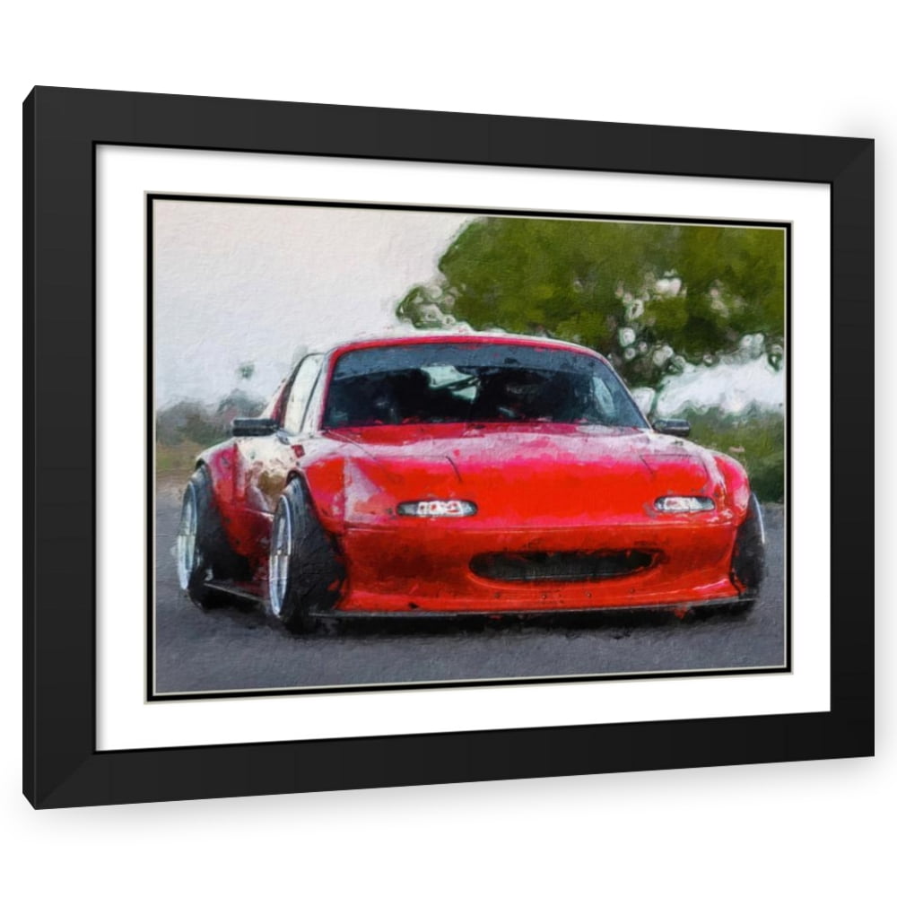 Stephen Chambers 32x25 Black Ornate Wood Framed With Double Matting ...