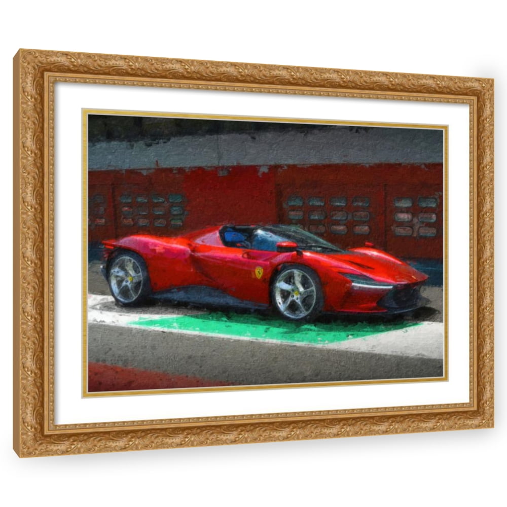 Stephen Chambers 32x25 Gold Ornate Wood Framed With Double Matting Wall ...