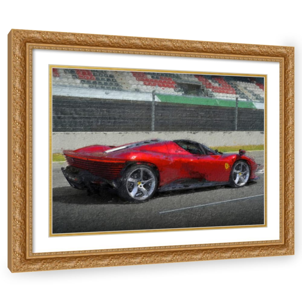 Stephen Chambers 32x25 Gold Ornate Wood Framed With Double Matting Wall ...