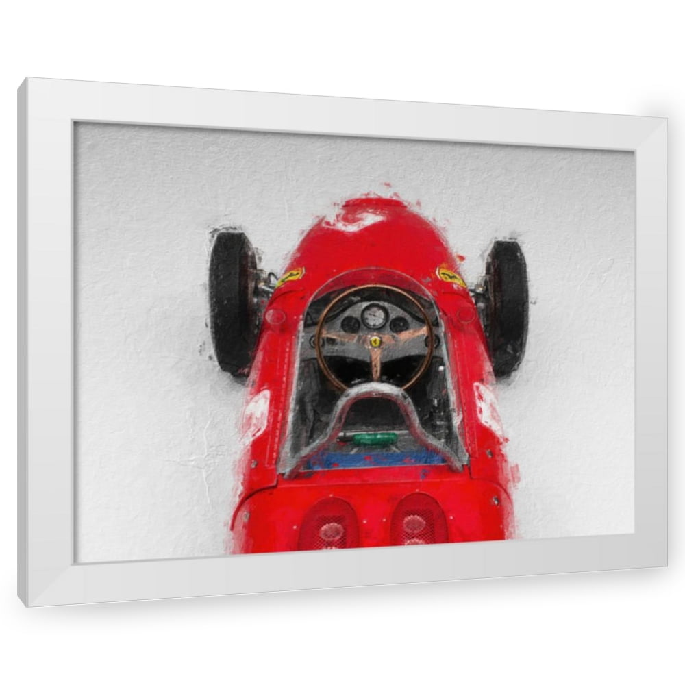 Stephen Chambers 32x25 White Modern Wood Framed Wall Art Titled ...