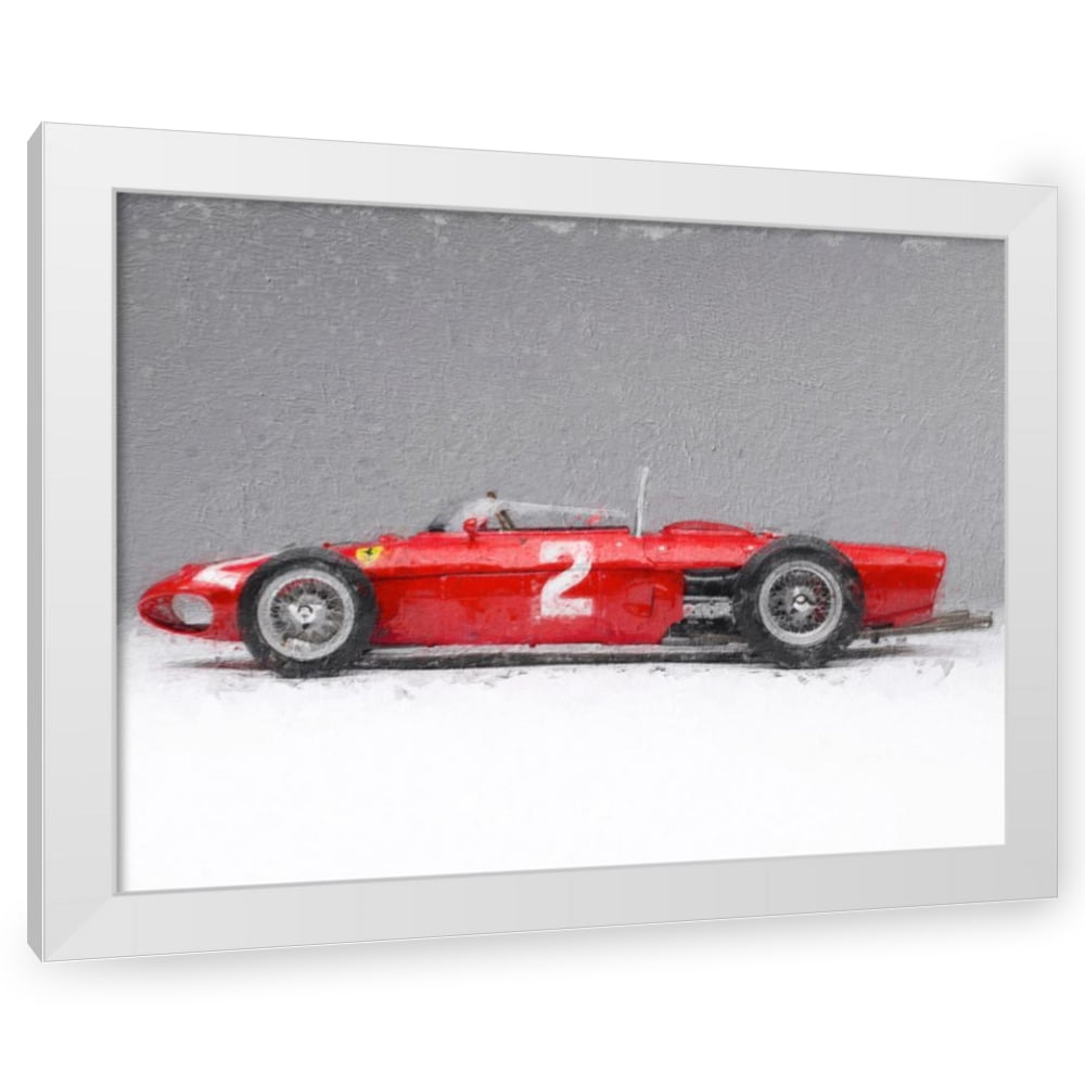 Stephen Chambers 32x25 White Modern Wood Framed Wall Art Titled ...