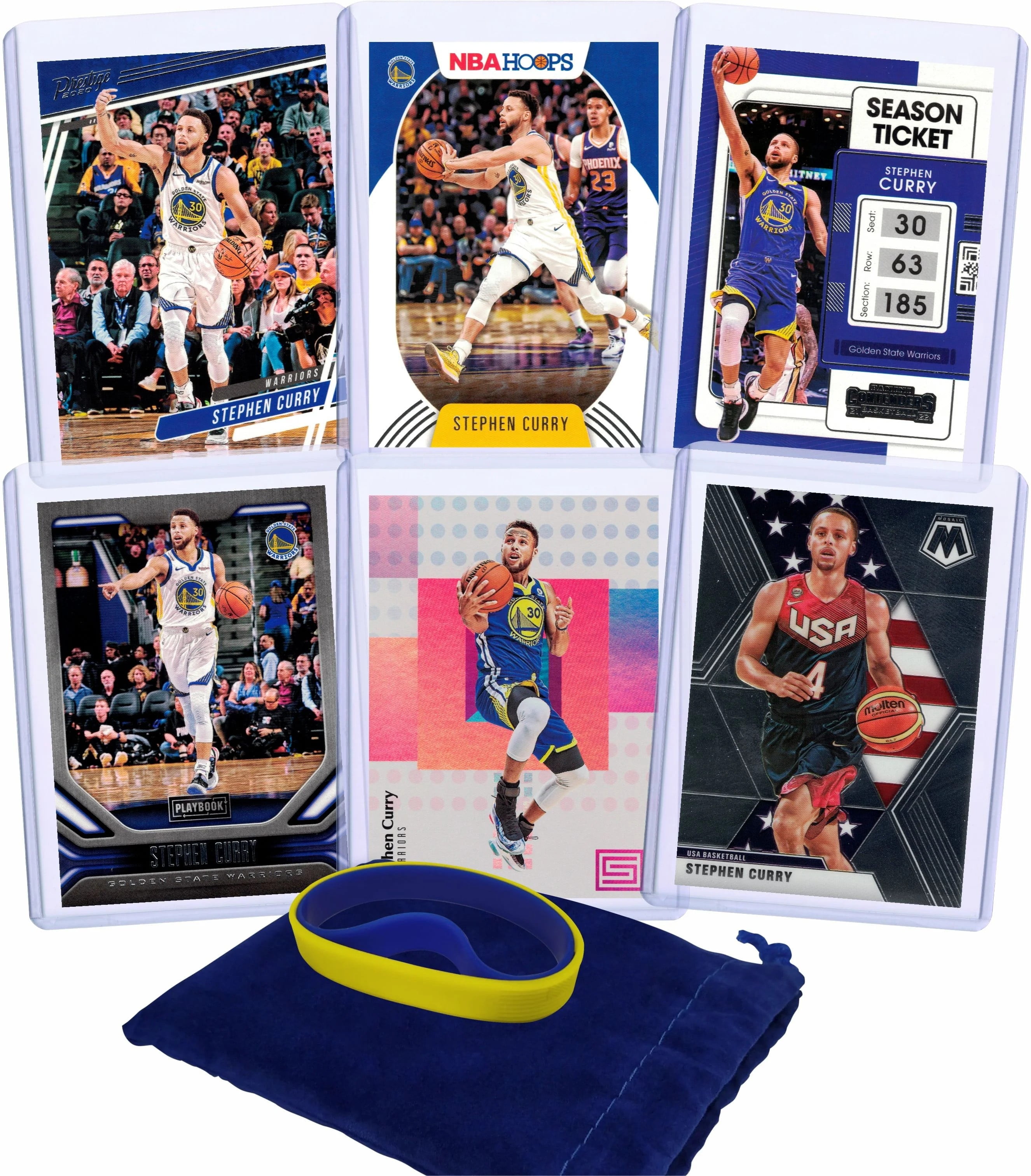 Stephen Curry NBA & College Basketball Cards Gift Pack (6) - Walmart.com