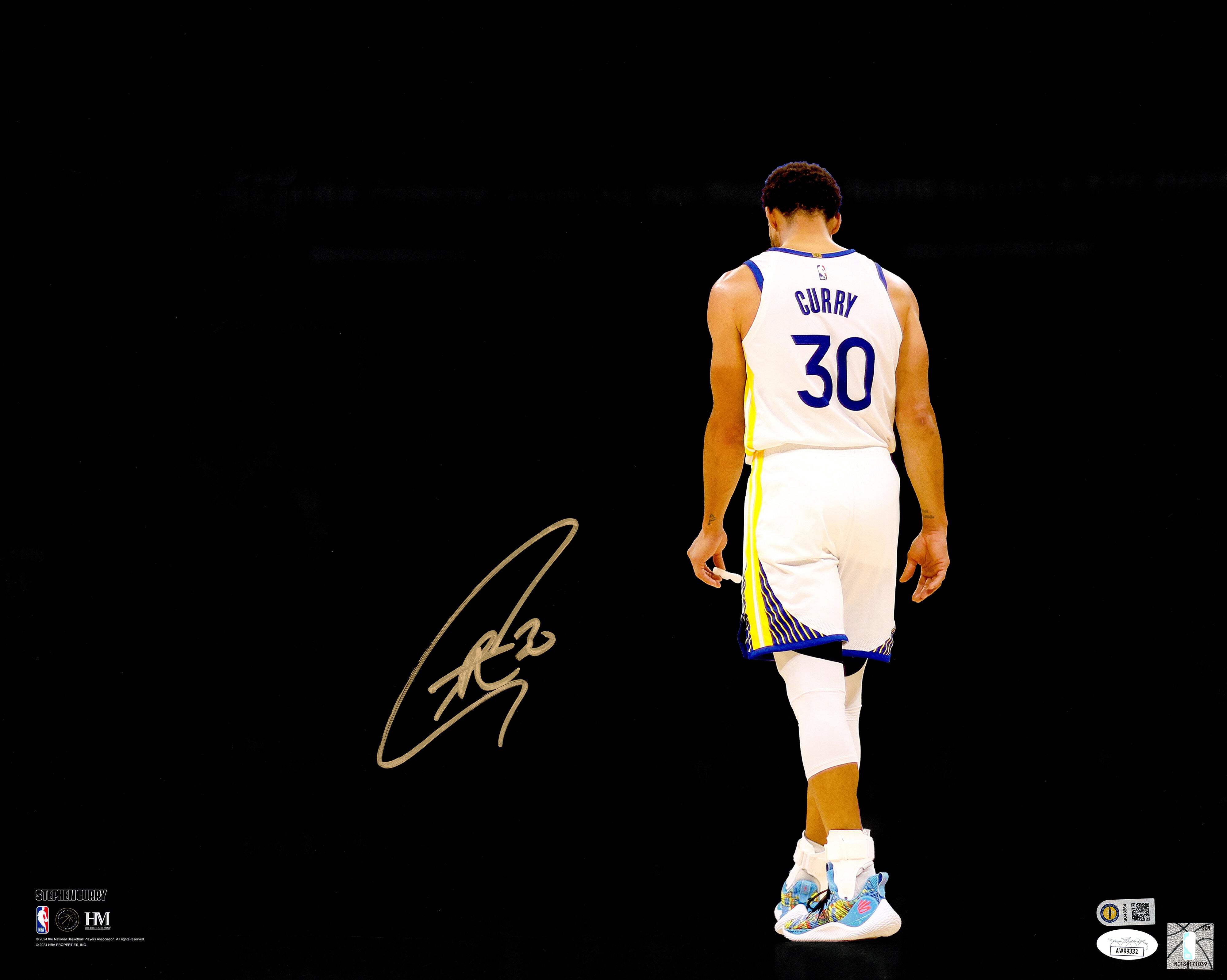 Stephen Curry Autographed 16x20 Photo Golden State Warriors Spotlight ...