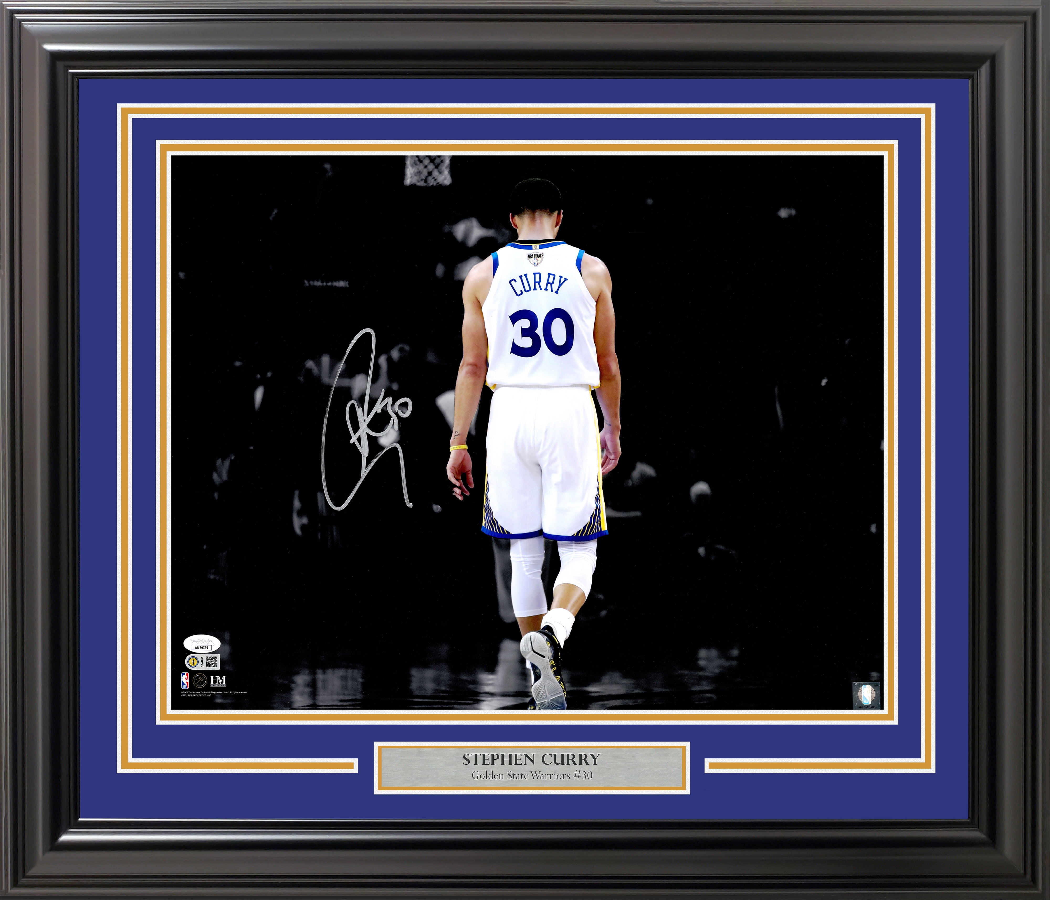 Stephen Curry Autographed Framed 16x20 Photo Golden State Warriors ...