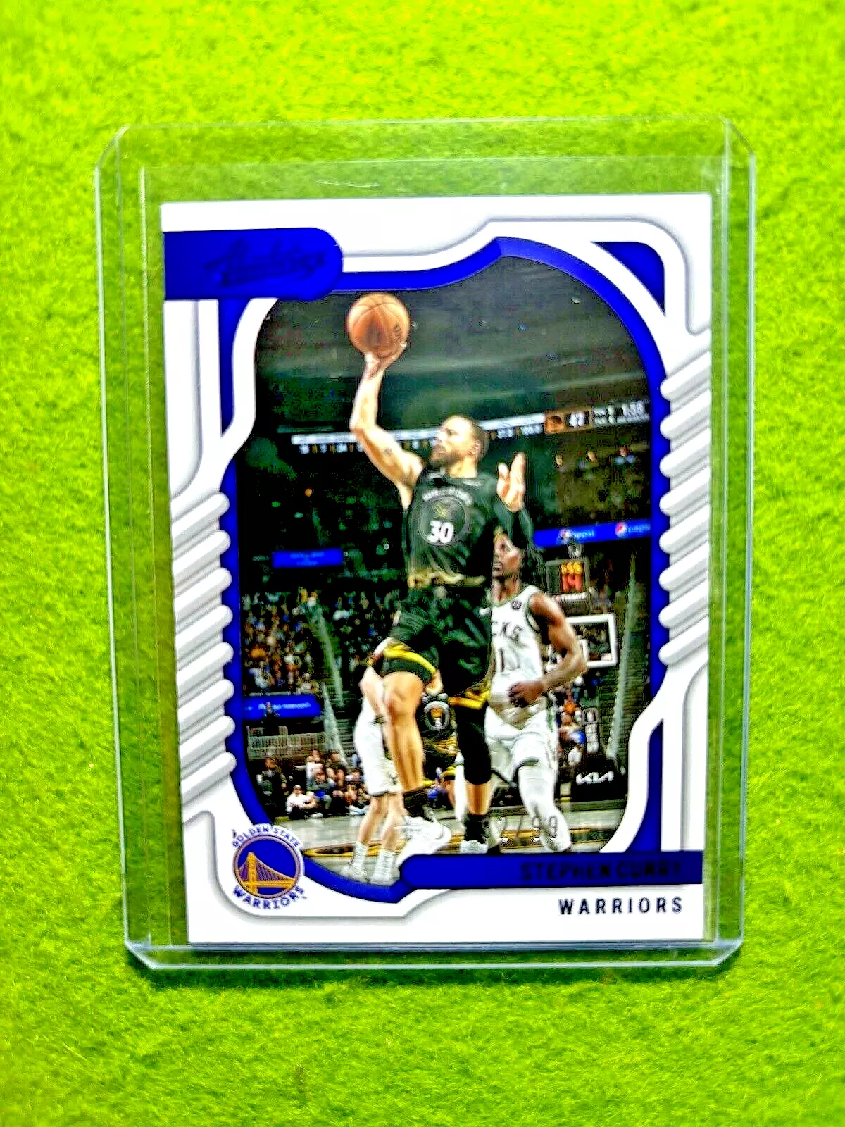 Stephen Curry BLUE FOIL # /99 CARD JERSEY #30 WARRIORS 2022 Chronicles ...