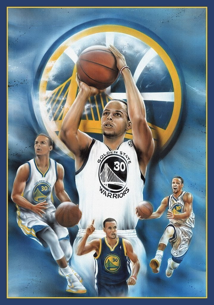 Stephen Curry Basketball Sports Posters Print (24in X 36in) - Walmart.com