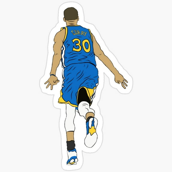 Stephen Curry Celebration Sticker Phone Decal Water Bottle Stickers Car ...
