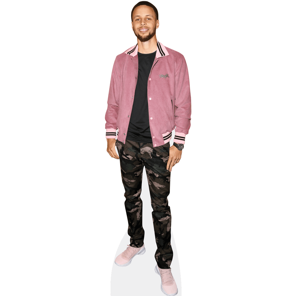 Stephen Curry (Pink Jacket) Mini Cardboard Cutout Standee - Walmart.com