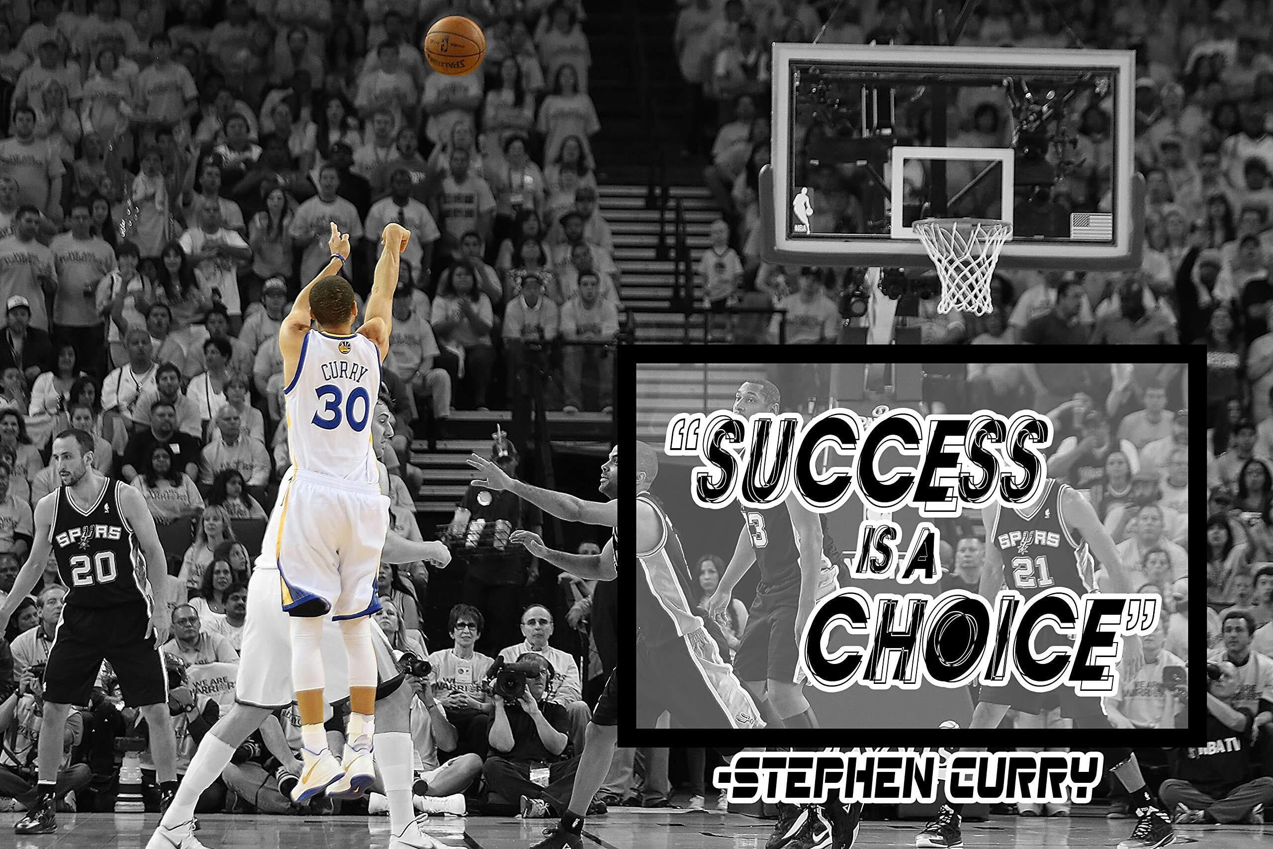 Stephen Curry Poster Quote Cool Golden State Warriors Steph Curry ...