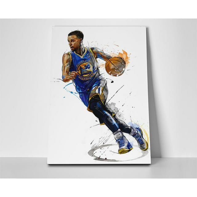Stephen Curry Poster or Wrapped Canvas - Walmart.com