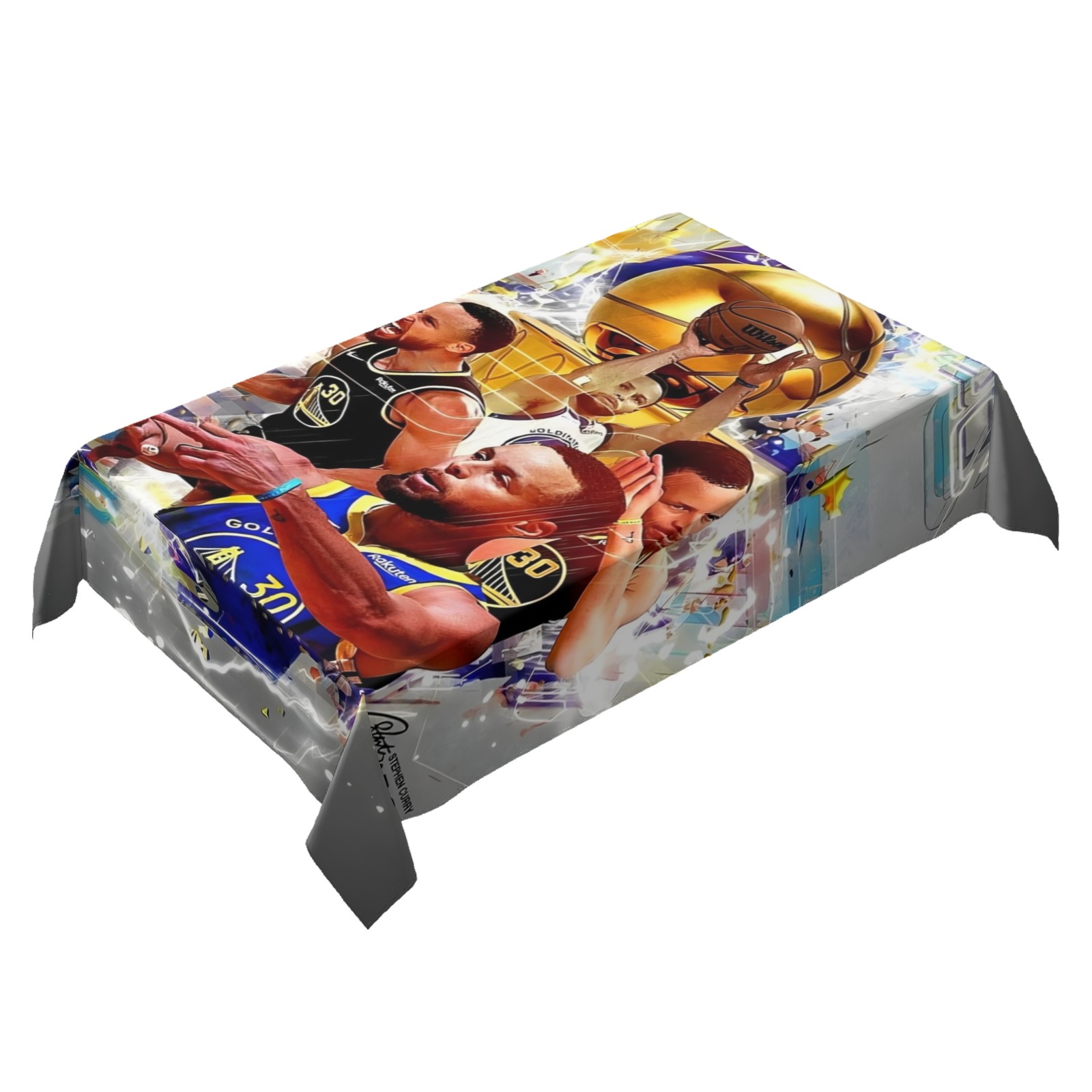 Stephen Curry square tablecloth has an iconic print, fits most tables ...