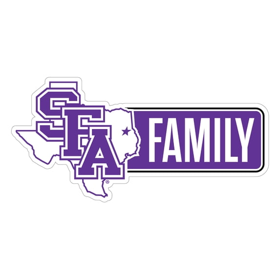 Stephen F. Austin State University Proud Family Die Cut Decal ...