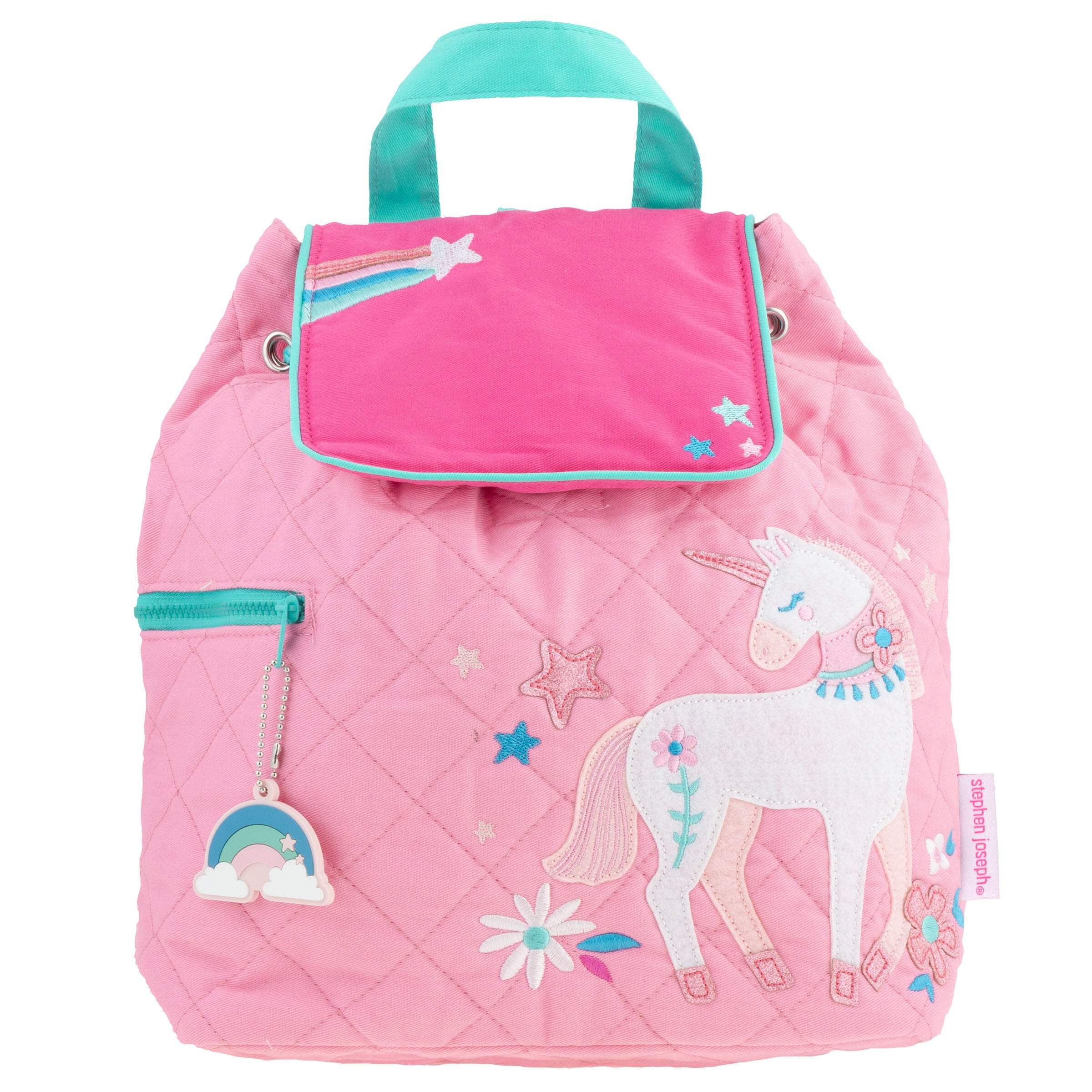 Stephen Joseph Kids' Unisex Toddler Back to School, Quilted Backpack ...