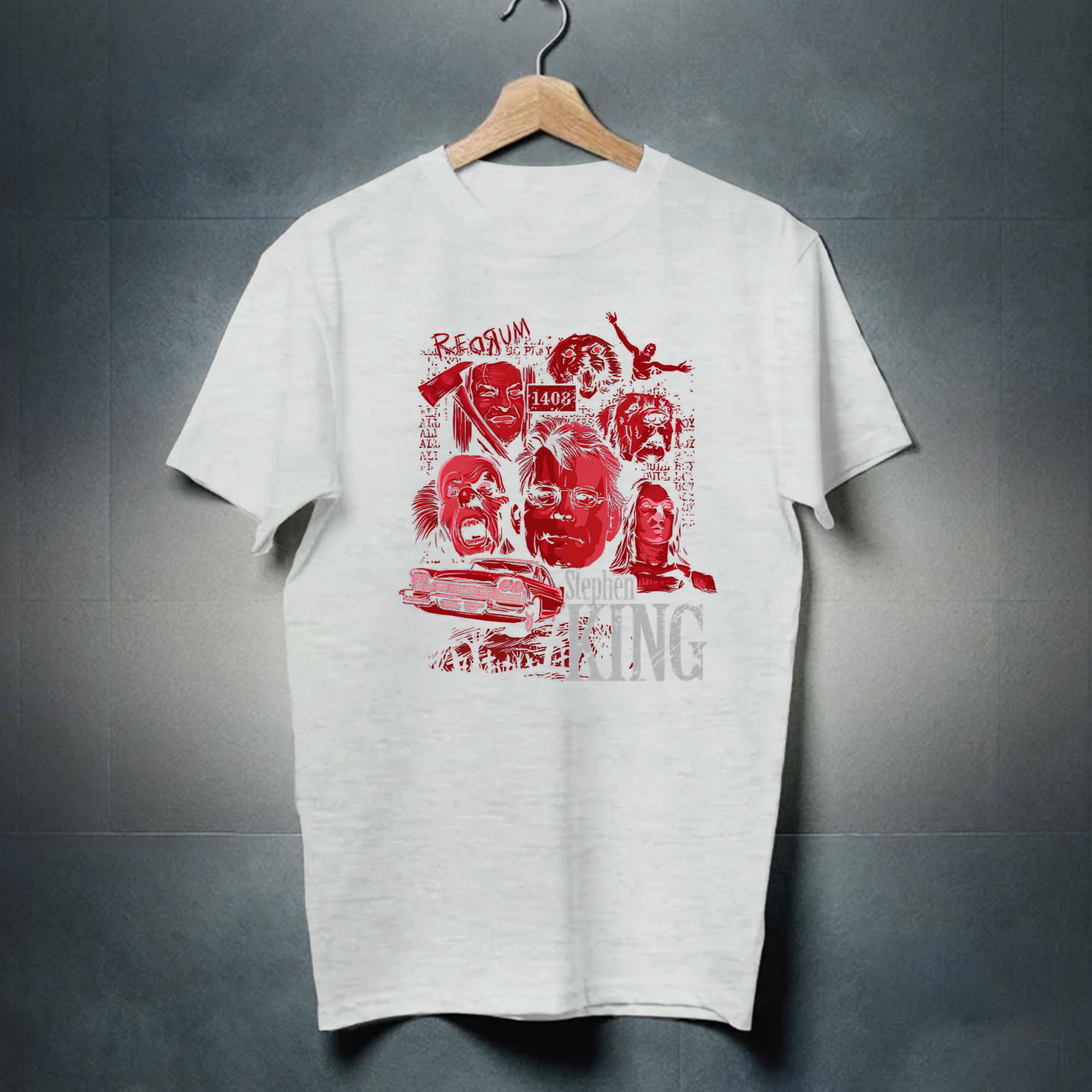 Stephen King Horror Collage T-Shirt - Iconic Horror Author Fan Merch ...