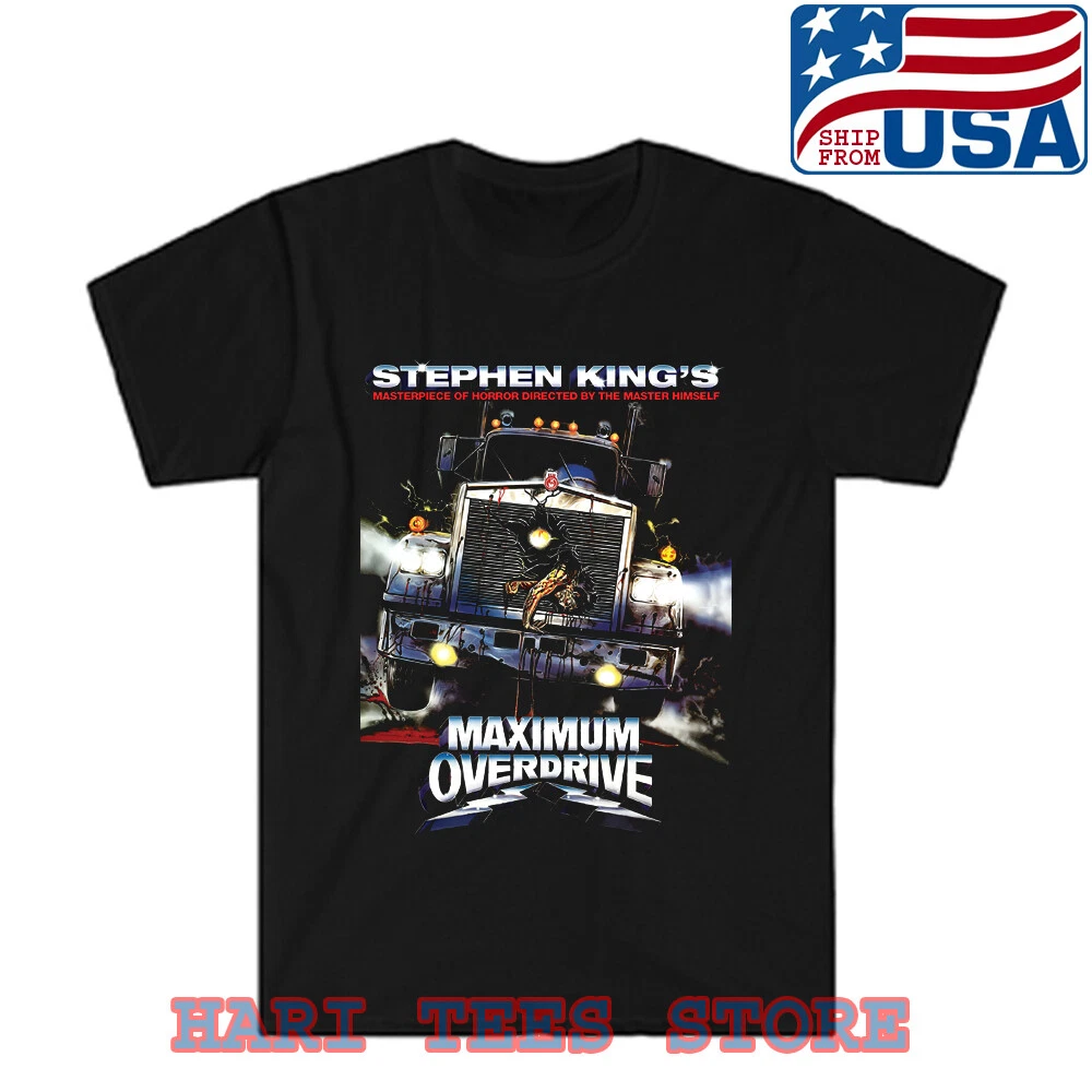 Stephen King's Maximum Overdrive Mens Black T-shirt Size S -5XL ...